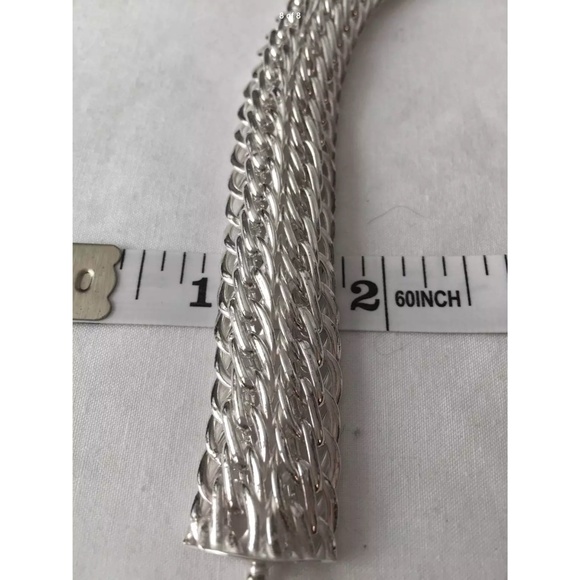 Orme | Jewelry | Orme Woven Or Braided 925 Sterling Silver Bracelet | Poshmark